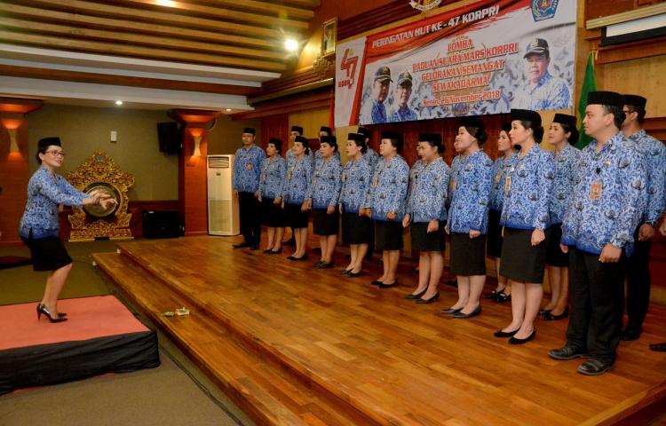 40 OPD Ikuti Lomba Paduan Suara Serangkaian HUT ke-47 Korpri di Kota ...